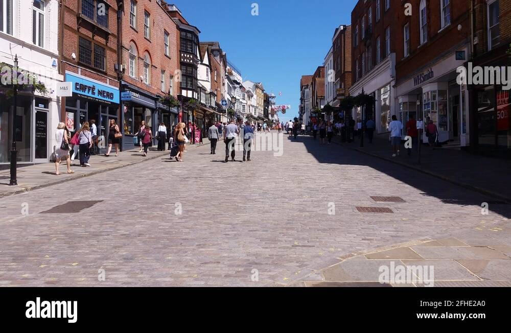 Guildford high street surrey england Stock Videos & Footage - HD and 4K ...