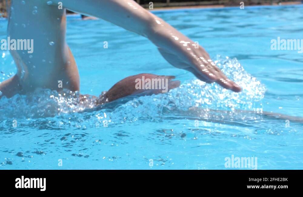 Close up swimmer crawl in pool water Stock Videos & Footage - HD and 4K ...