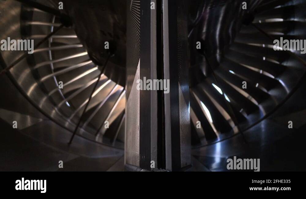 Jet engine of aircraft view backside of engine Stock Video Footage - Alamy
