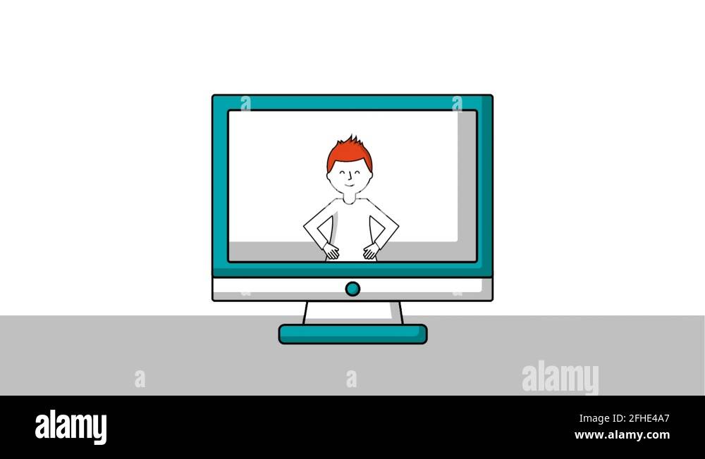 Computer character Stock Videos & Footage - HD and 4K Video Clips - Alamy