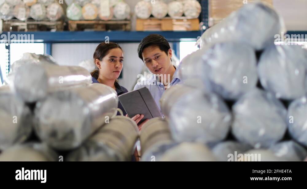 Warehouse packing manager Stock Videos & Footage - HD and 4K Video ...