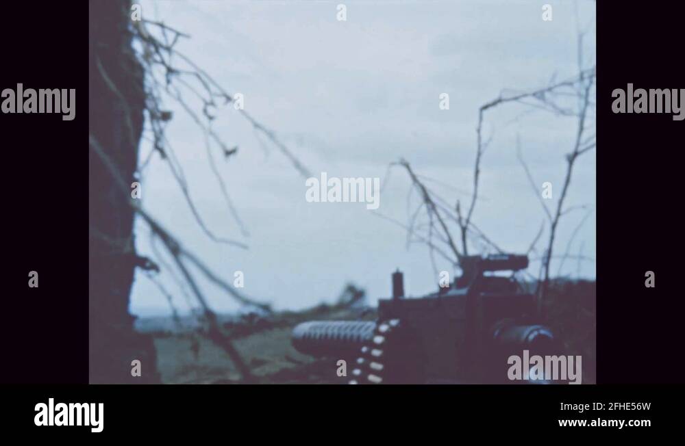Machine gun world war 2 army pacific Stock Videos & Footage - HD and 4K ...