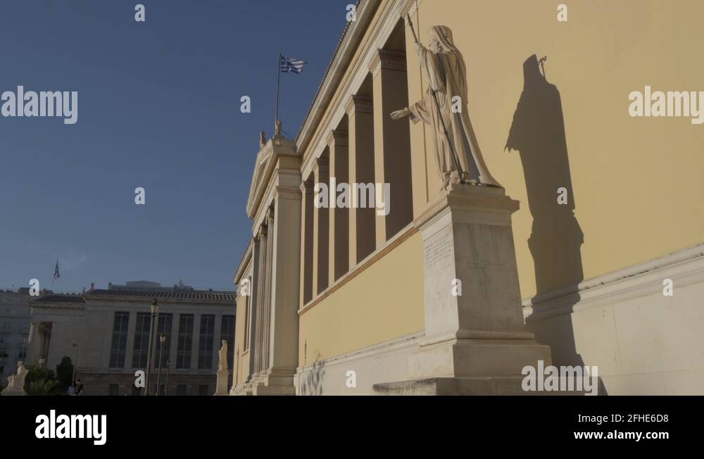 Athens university statue Stock Videos & Footage - HD and 4K Video Clips ...