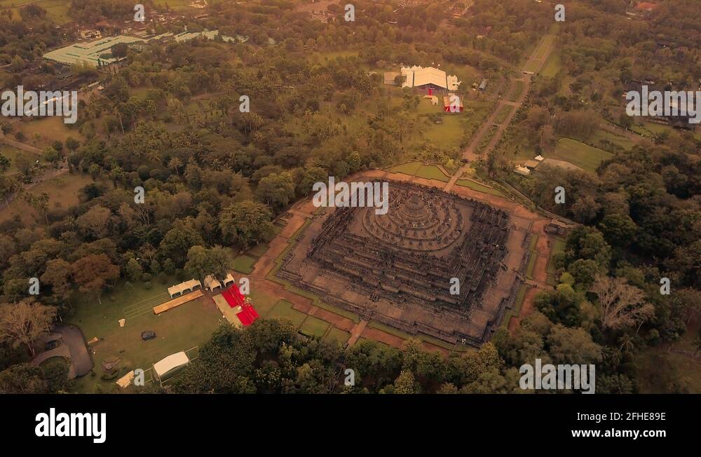 Borobudur temple aerial Stock Videos & Footage - HD and 4K Video Clips ...