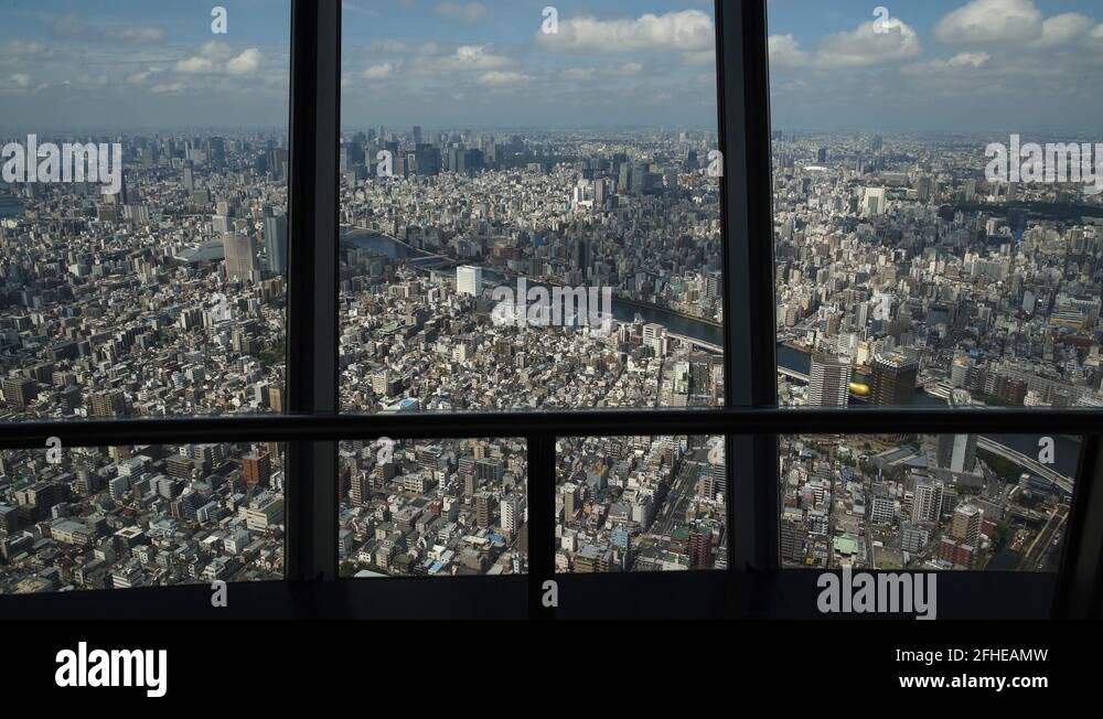 TOKYO SKYTREE Tembo Deck. Panoramic views of Tokyo higher up than ...