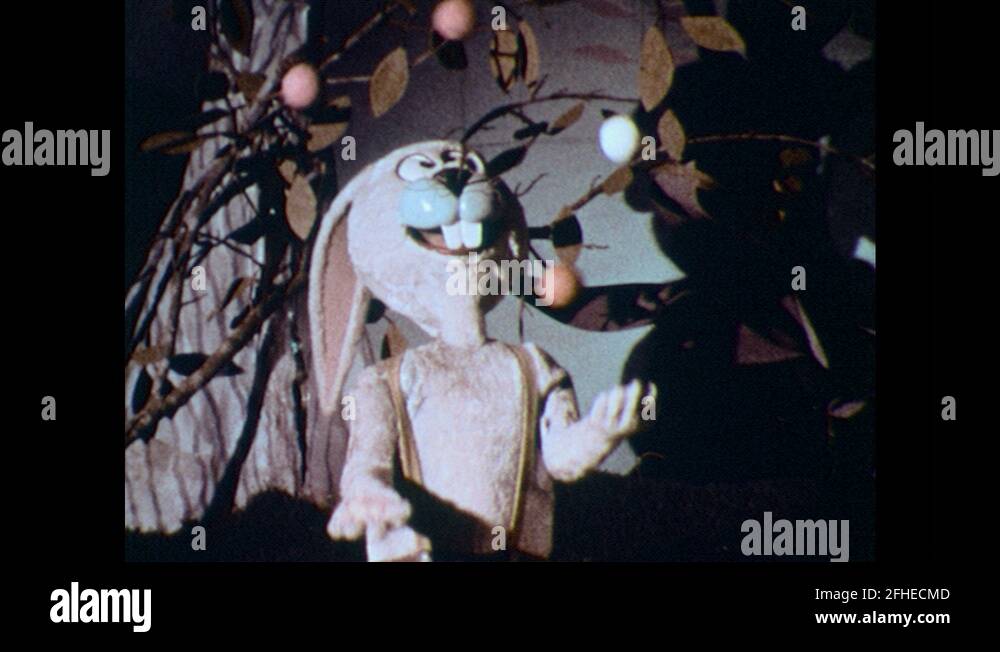 Animatronic rabbit juggles. Animatronic rabbits ride on raccoon's ...