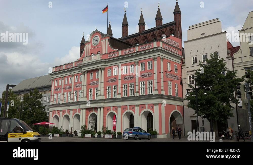 Rostock city hall on the neuer markt Stock Videos & Footage - HD and 4K ...