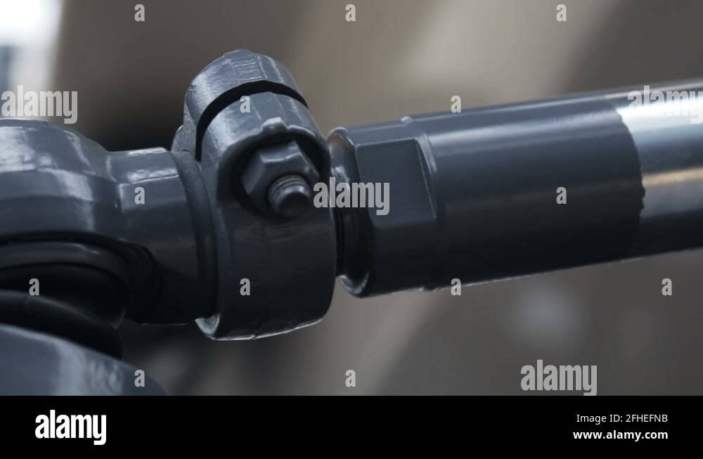 Hydraulic piston system for tractors, bulldozers, excavators Stock ...