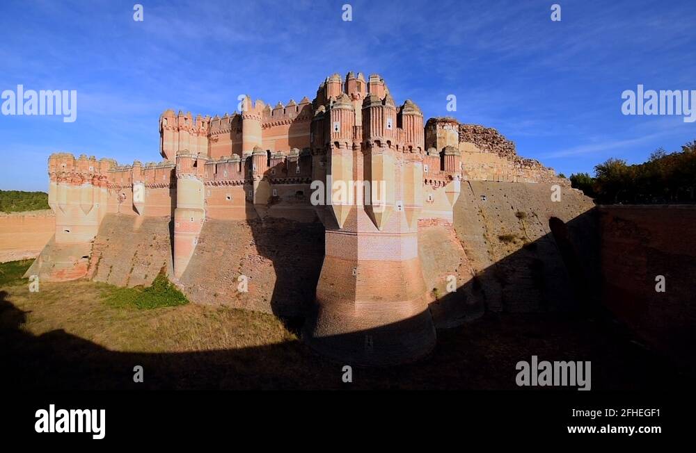 Castillo de coca coca castle Stock Videos & Footage - HD and 4K Video ...