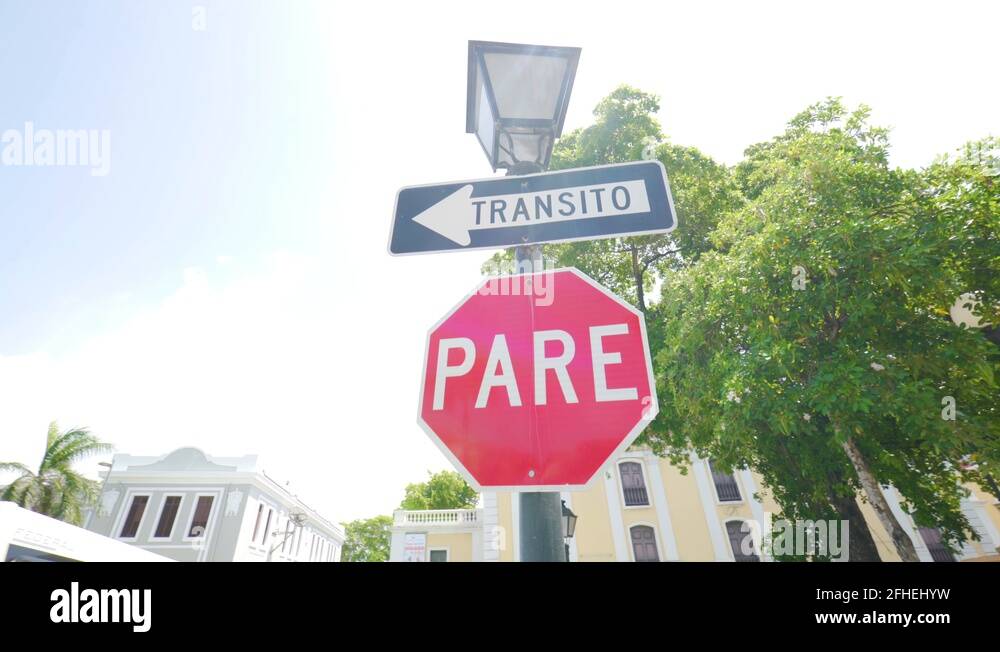 Spanish stop sign Stock Videos & Footage - HD and 4K Video Clips - Alamy