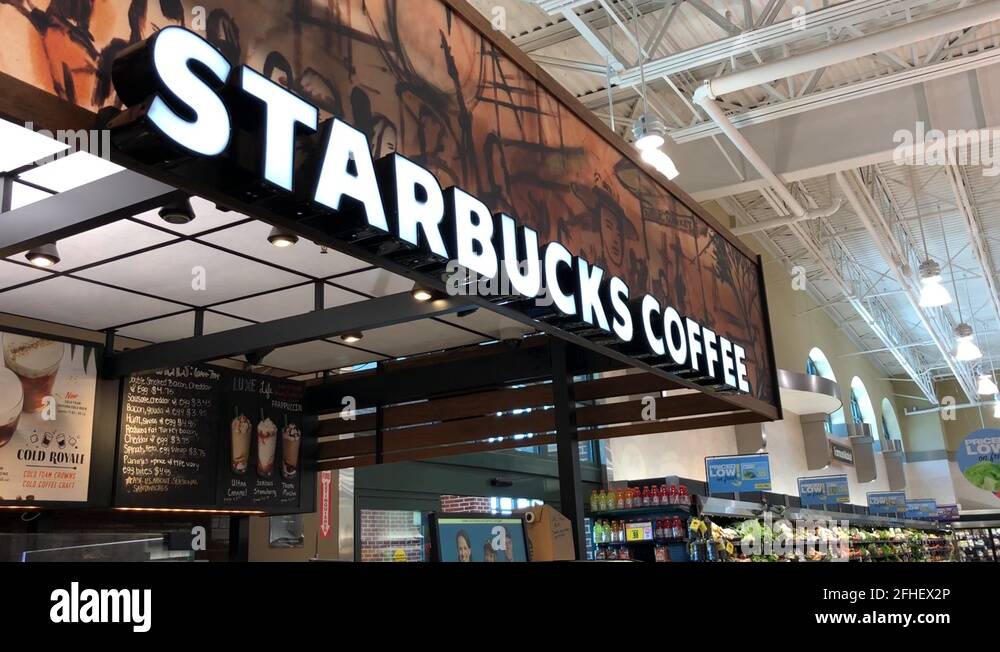 Starbucks coffee bar Stock Videos & Footage - HD and 4K Video Clips - Alamy
