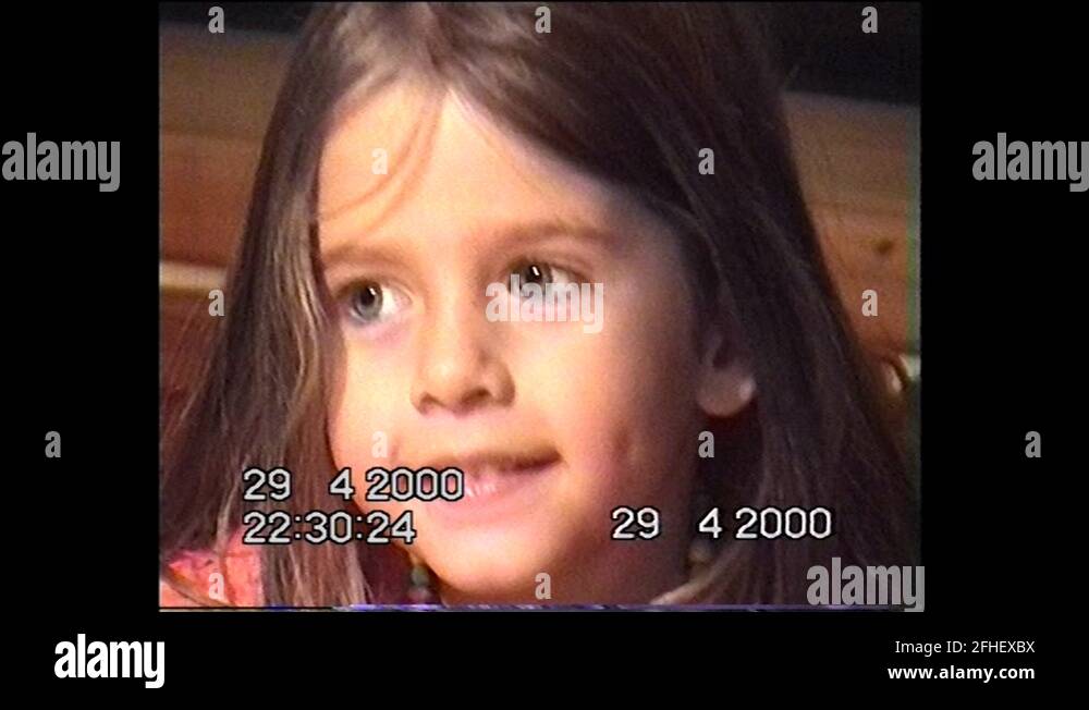 VHS VIDEO OF GIRL Stock Video Footage - Alamy