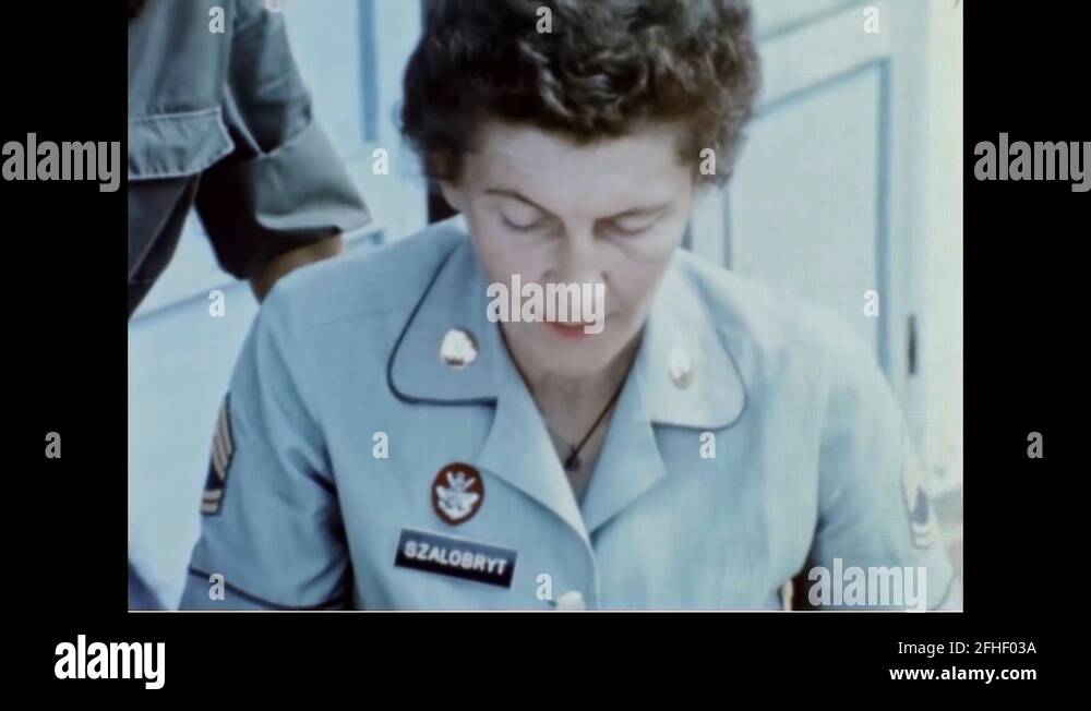 1966 Vietnam War - Women of US and South Vietnamese Army working Stock ...
