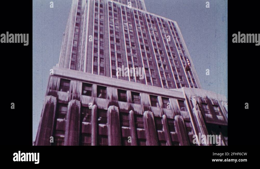 1960s: Tall New York skyscraper Stock Video Footage - Alamy