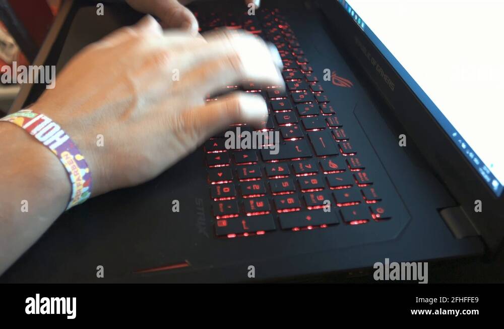 Typing on his laptop Stock Videos & Footage - HD and 4K Video Clips - Alamy