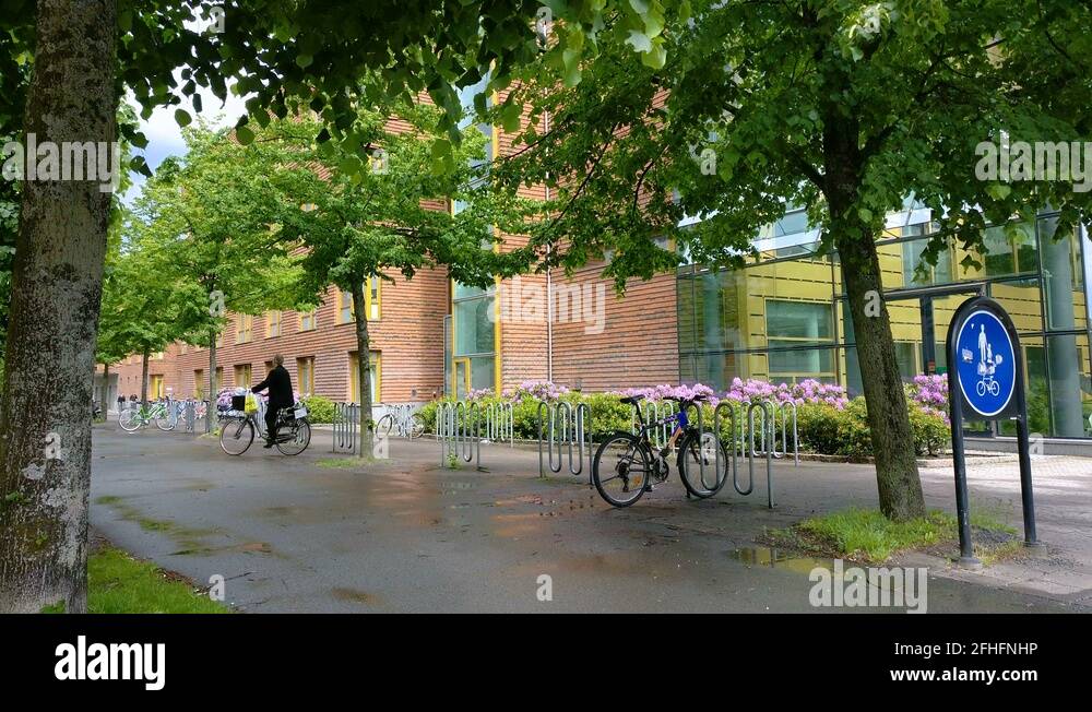 Bikes on bike racks Stock Videos & Footage - HD and 4K Video Clips - Alamy
