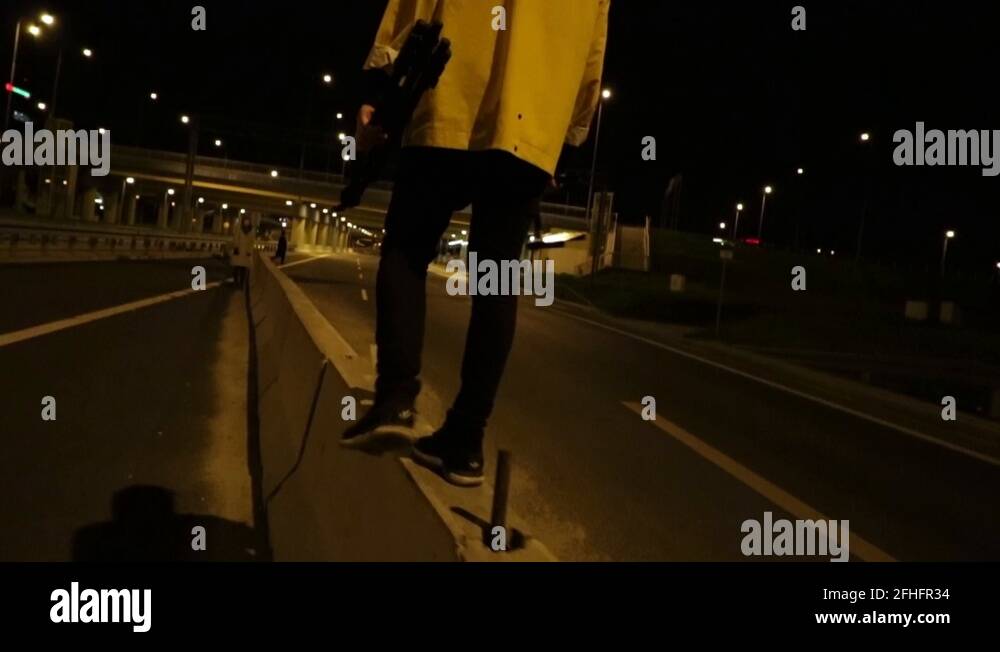 Walking on the side of the road Stock Videos & Footage - HD and 4K ...