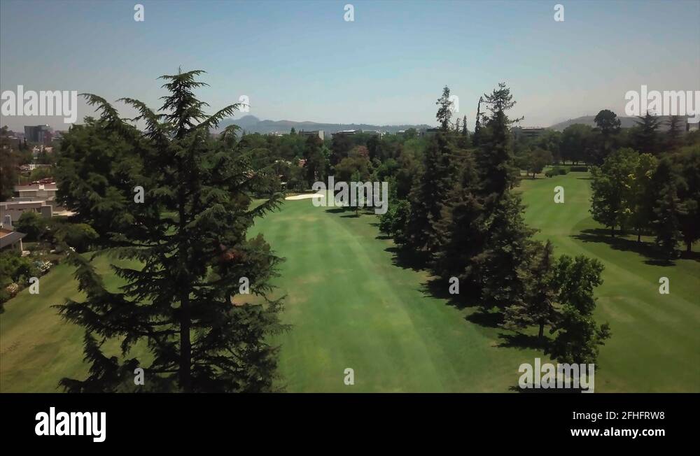 Drone footage of golf course un santiago de chile Stock Video Footage ...