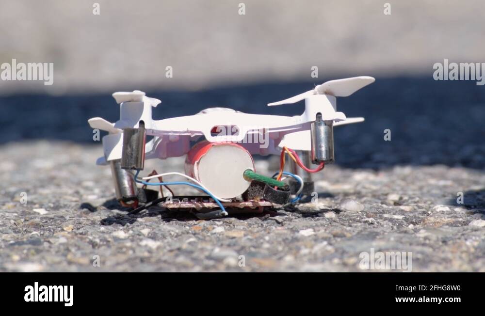 A mini drone exploding from a firecracker Stock Video Footage - Alamy