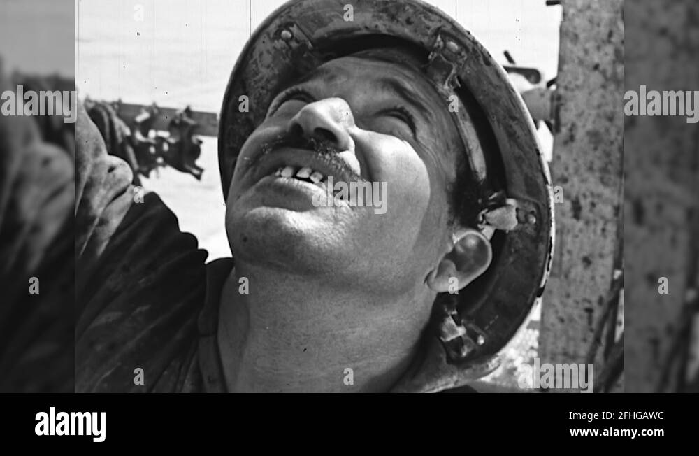 1960s WORKERS Oil Well Rig Drill Drilling For Natural Gas Vintage Film ...