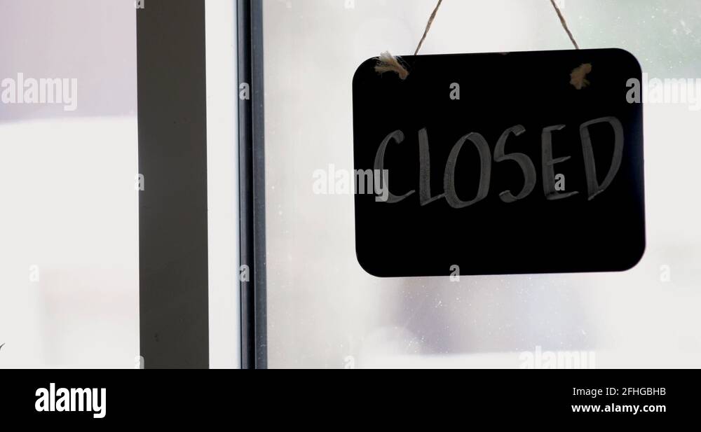 Exit closed sign Stock Videos & Footage - HD and 4K Video Clips - Alamy