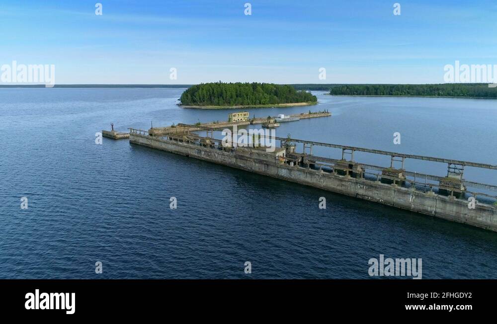 Abandoned Soviet naval submarine base with amazing views in the middle ...