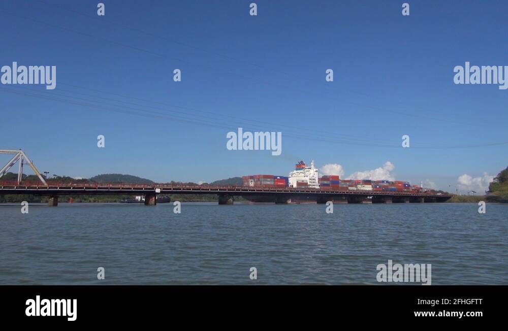Panama canal bridge Stock Videos & Footage - HD and 4K Video Clips - Alamy