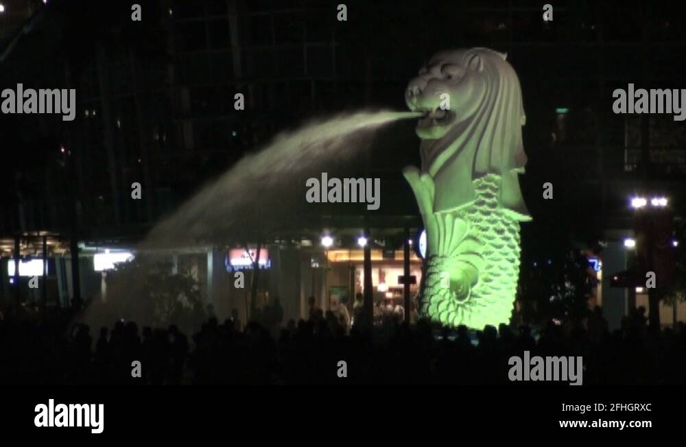 Merlion night Stock Videos & Footage - HD and 4K Video Clips - Alamy