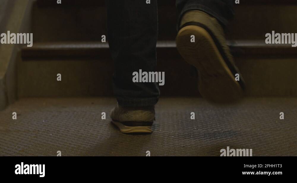 Man climbing stairs Stock Videos & Footage - HD and 4K Video Clips - Alamy
