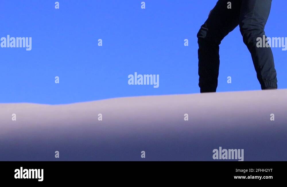 Man walking on a sand dune Stock Videos & Footage - HD and 4K Video ...