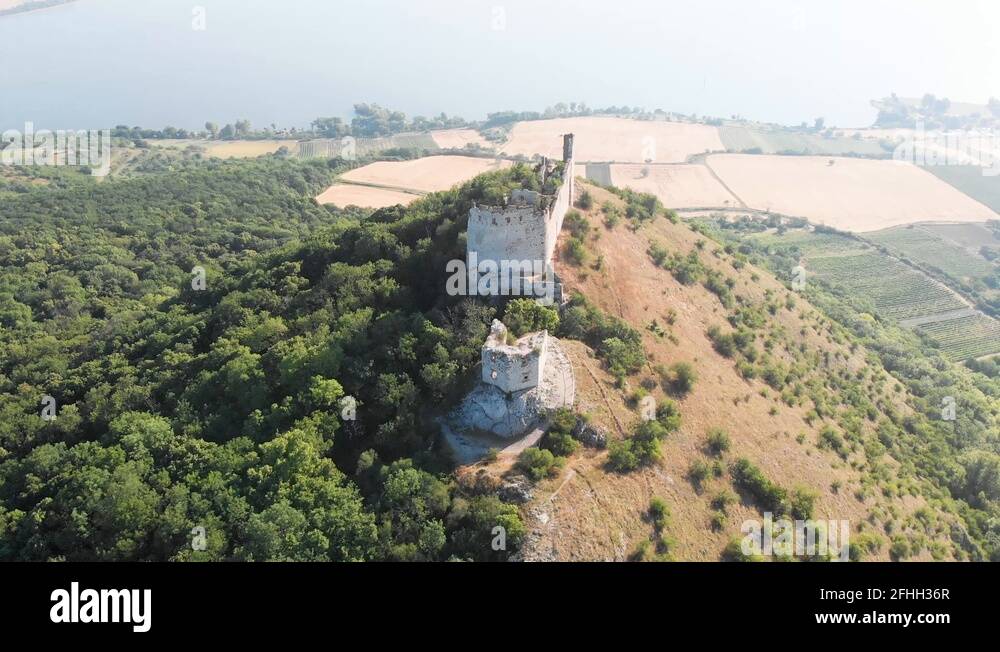 Castle ruin on hill about the village Stock Videos & Footage - HD and ...