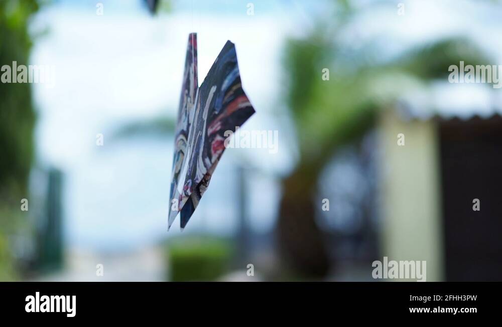 Paper origami hanging from tree Stock Videos & Footage - HD and 4K ...