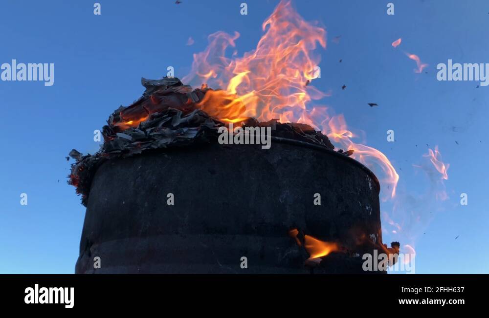 Burn fire flame flames waste Stock Videos & Footage - HD and 4K Video ...