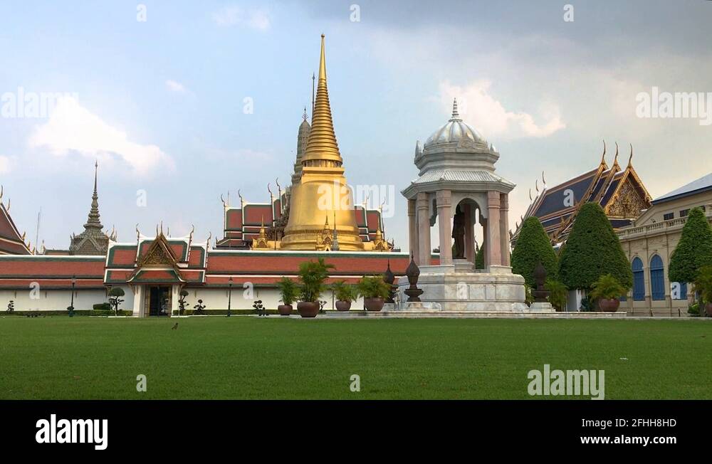 Asia Bangkok Grand Palace Palace Thai Thailand Architecture Stock