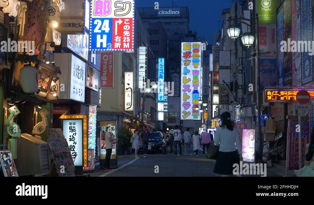 Japanese city street signs Stock Videos & Footage - HD and 4K Video ...