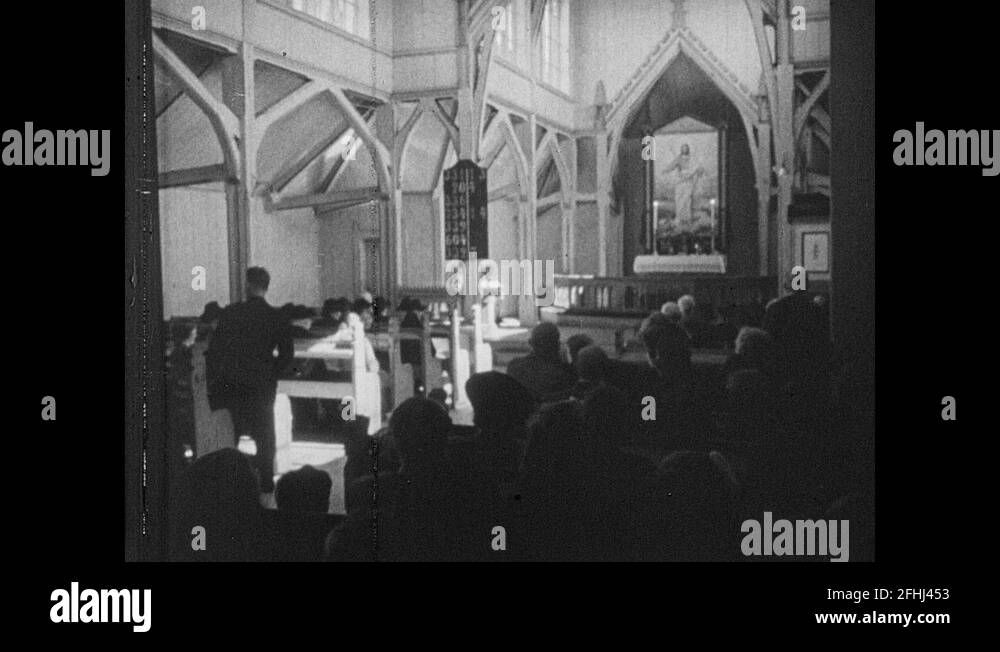 1950s church service Stock Videos & Footage - HD and 4K Video Clips - Alamy