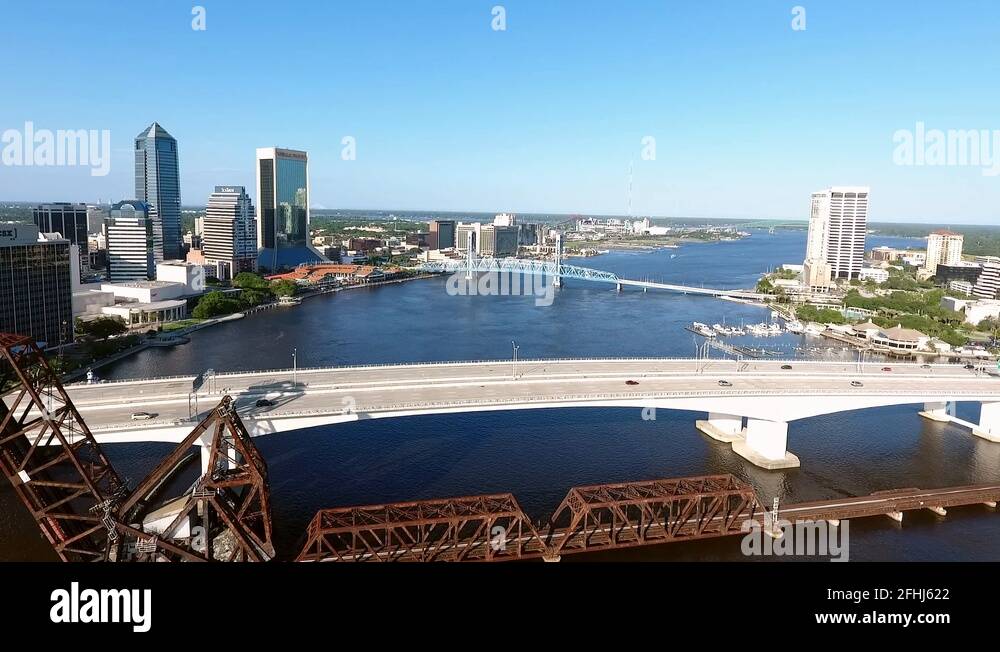 Jacksonville downtown riverfront Stock Videos & Footage - HD and 4K ...