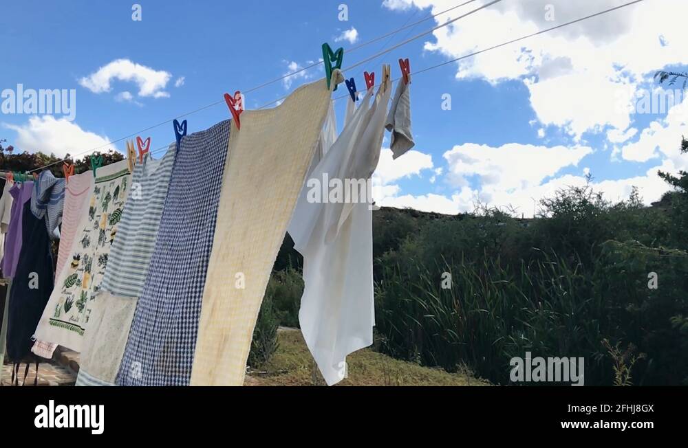 Washing line wind Stock Videos & Footage - HD and 4K Video Clips - Alamy