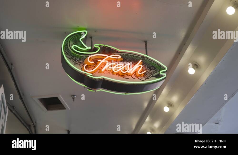 Fresh fish sign Stock Videos & Footage - HD and 4K Video Clips - Alamy