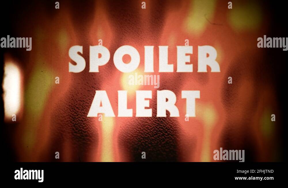 Spoiler alert Stock Videos & Footage - HD and 4K Video Clips - Alamy