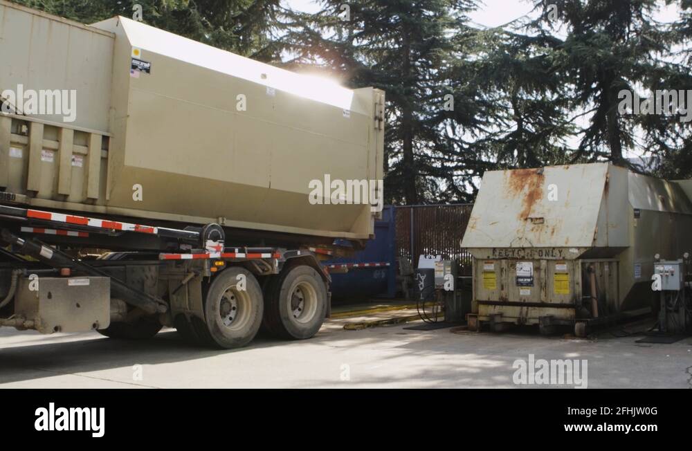 Waste collection bin man loading Stock Videos & Footage - HD and 4K ...