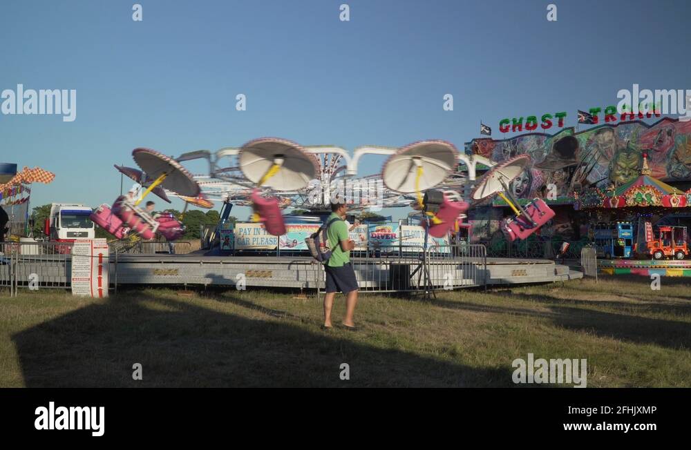 Ghost train ride funfair ride Stock Videos & Footage - HD and 4K Video ...