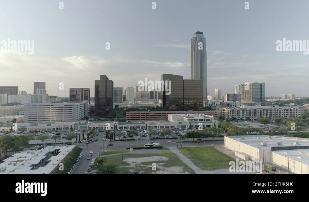 This video is of an aerial the Galleria Mall area in Houston, Texas ...