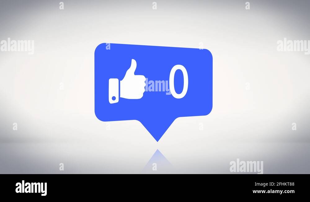 Social Like Icon Thumbs Up Hand Vector Sign Number Counter, 3D Symbol ...