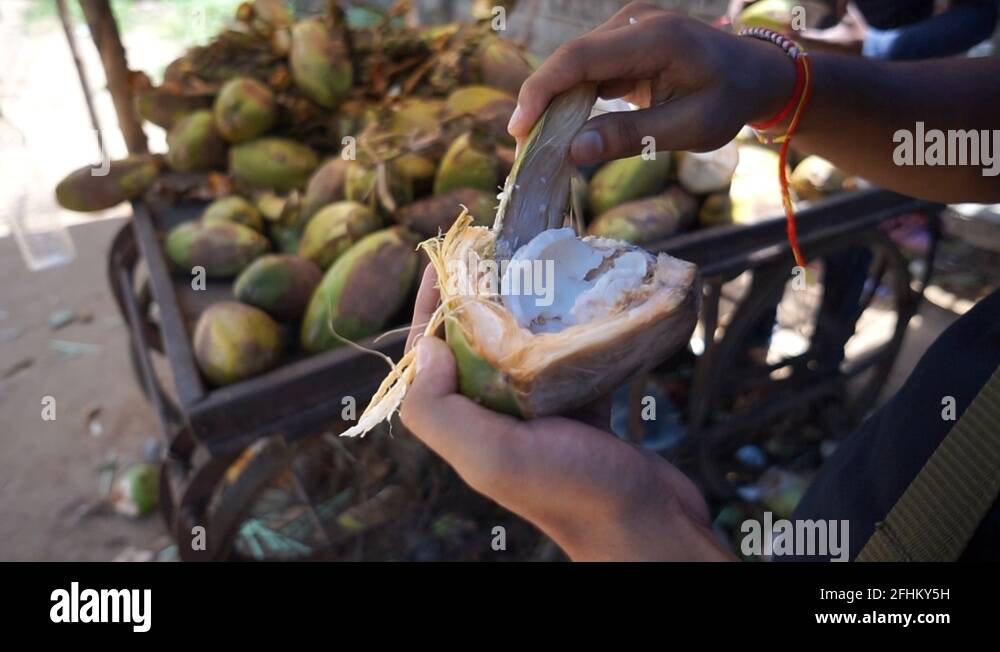 Man eating coconut beach Stock Videos & Footage - HD and 4K Video Clips ...