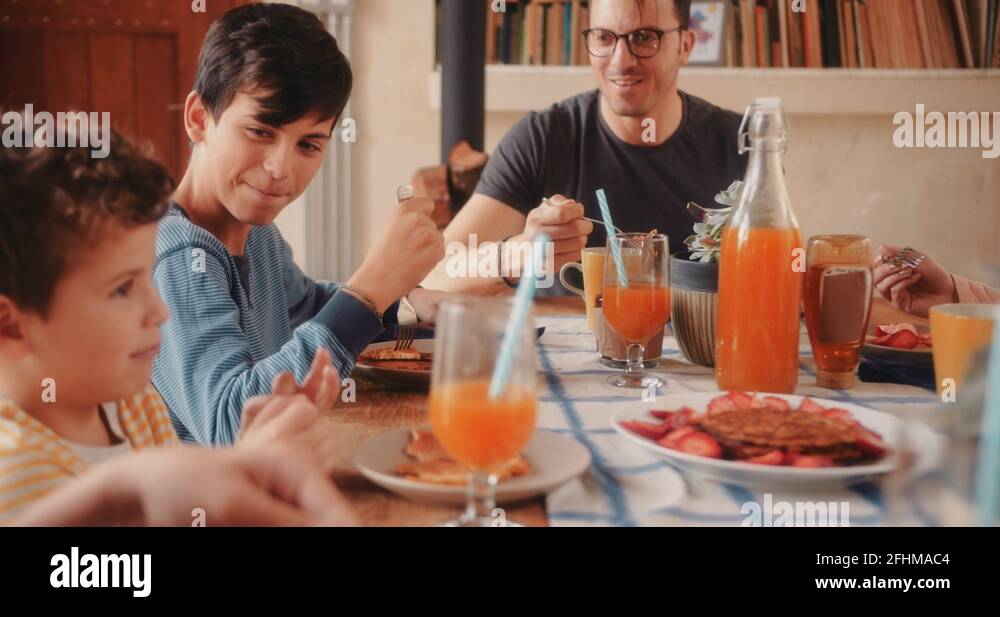 Family morning breakfast Stock Videos & Footage - HD and 4K Video Clips ...