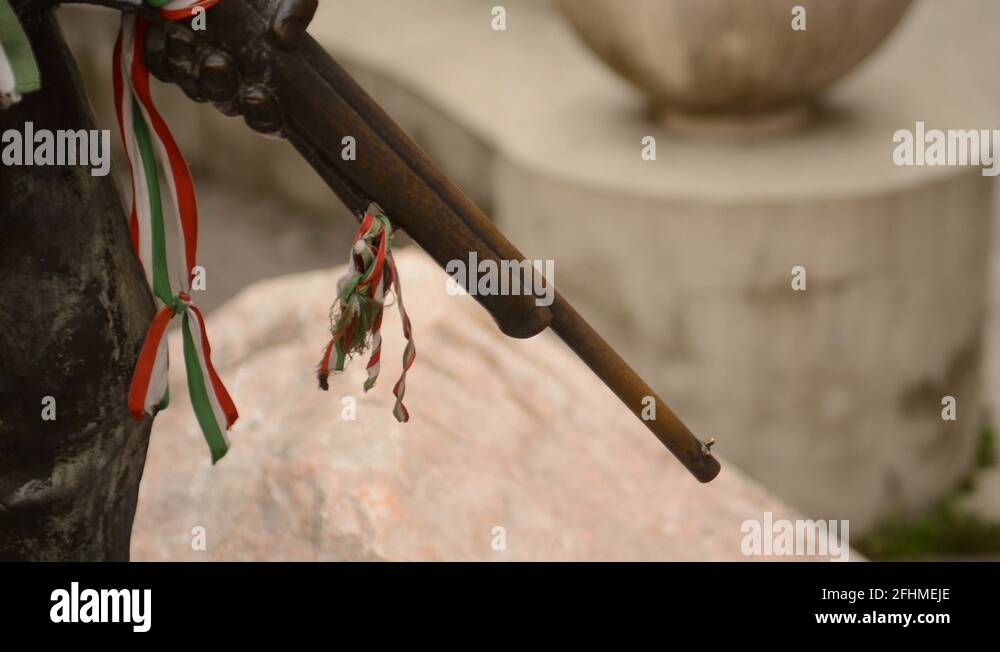Statue of "Pesti srác" at Corvin Passage, a memorial of the Revolution ...