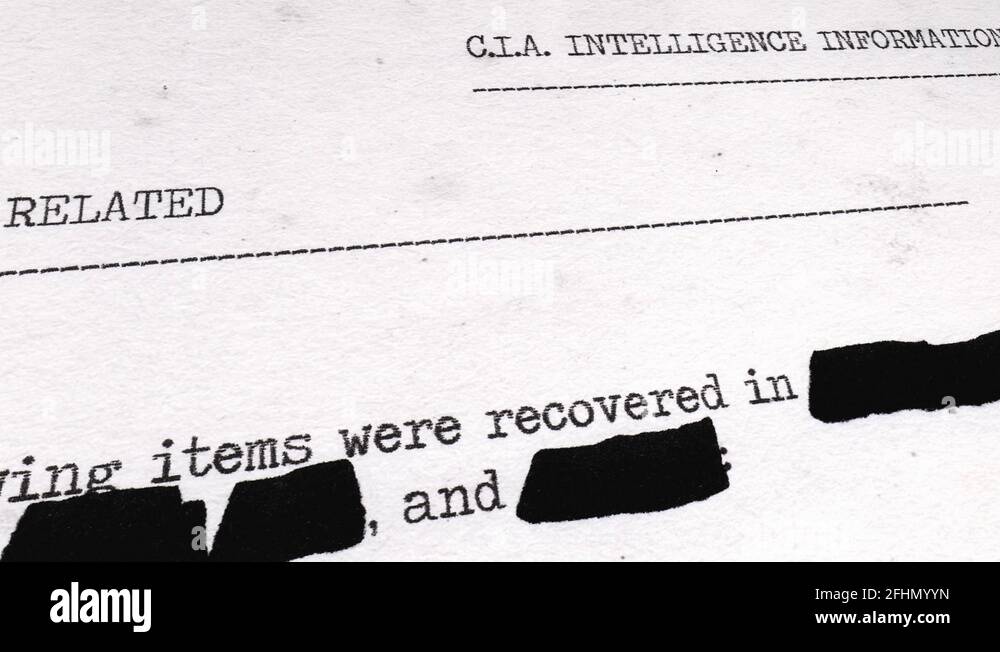 Redacted document Stock Videos & Footage - HD and 4K Video Clips - Alamy