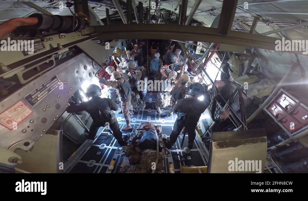 1-91 CAV Leads the Way in Joint Forcible Entry - 2016 Stock Video ...