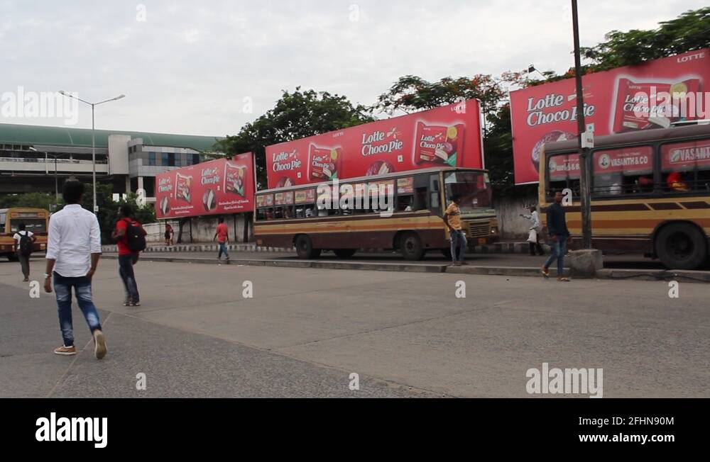 Chennai Mofussil Bus Terminus(CMBT),modern bus terminal outstation ...